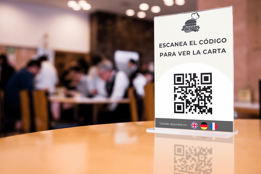 Tipos de QR, pegatinas o soportes de metacrilato - Códigos QR